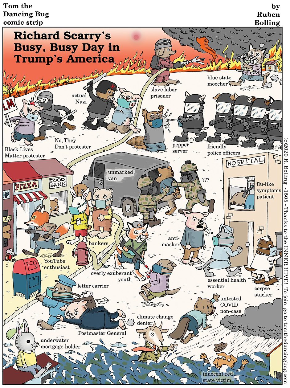 Richard Scarry’s Busy, Busy Day in Trump – Unavoidable Disaster